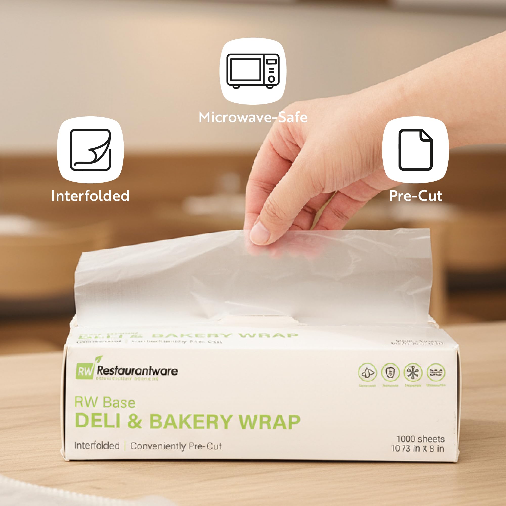 Mua Restaurantware-RW Base 10.75 x 8 Inch Plastic Deli Sheets, 1000 ...