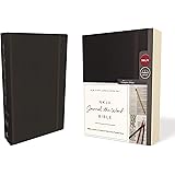 NKJV, Journal the Word Bible, Cloth over Board, Gray Floral, Red Letter ...