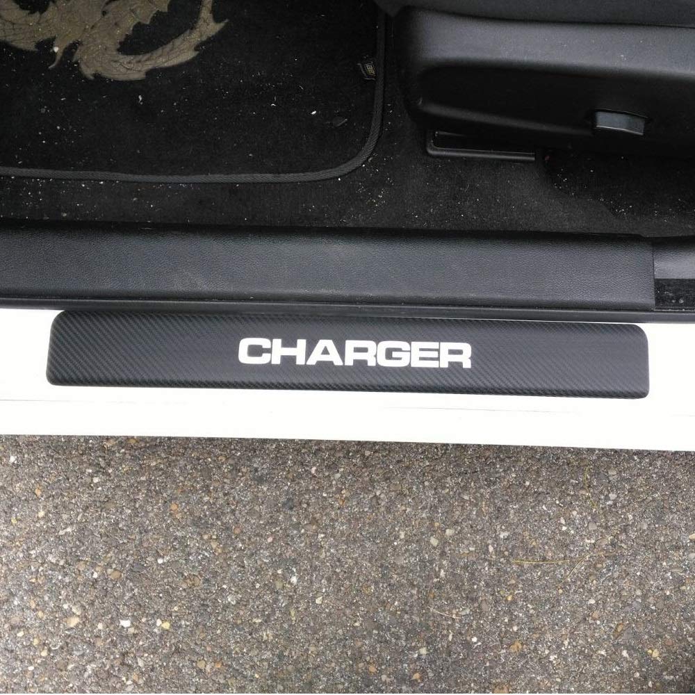SENYAZON Car Threshold Pedal Sticker for Dodge Charger Decoration Scuff ...