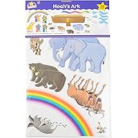 Amazon.com: Noah's Ark Bulletin Board Set (91 Pieces) Sunday School ...