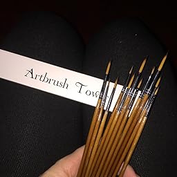 Amazon.com: Fine Detail Paint Brush Set - 7 Pieces Miniature Brushes ...