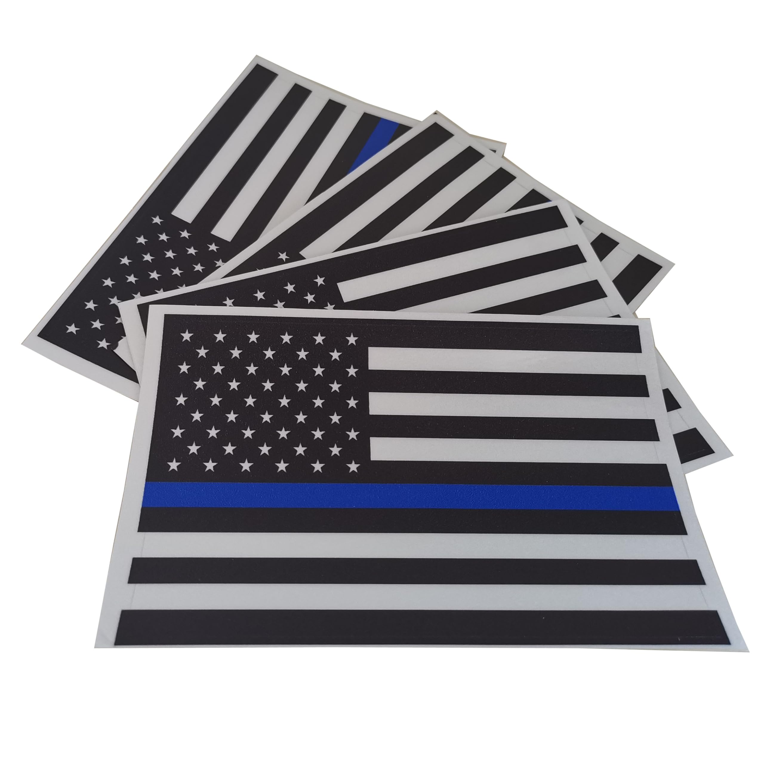 Mua Toogod 4 Pack Reflective Black American Flag Sticker - 6 x 4 Inches ...