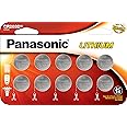 Amazon.com: Panasonic CR2025 3.0 Volt Long Lasting Lithium Coin Cell Batteries in Child ...