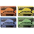 Amazon.com : KAISA Colored Index Cards Flashcard，3x5 Ruled Color Note ...