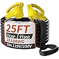 Amazon.com: 25 FT 30 Amp RV Extension Cord Outdoor with Grip Handle, Flexible Heavy Duty 10/3 ...