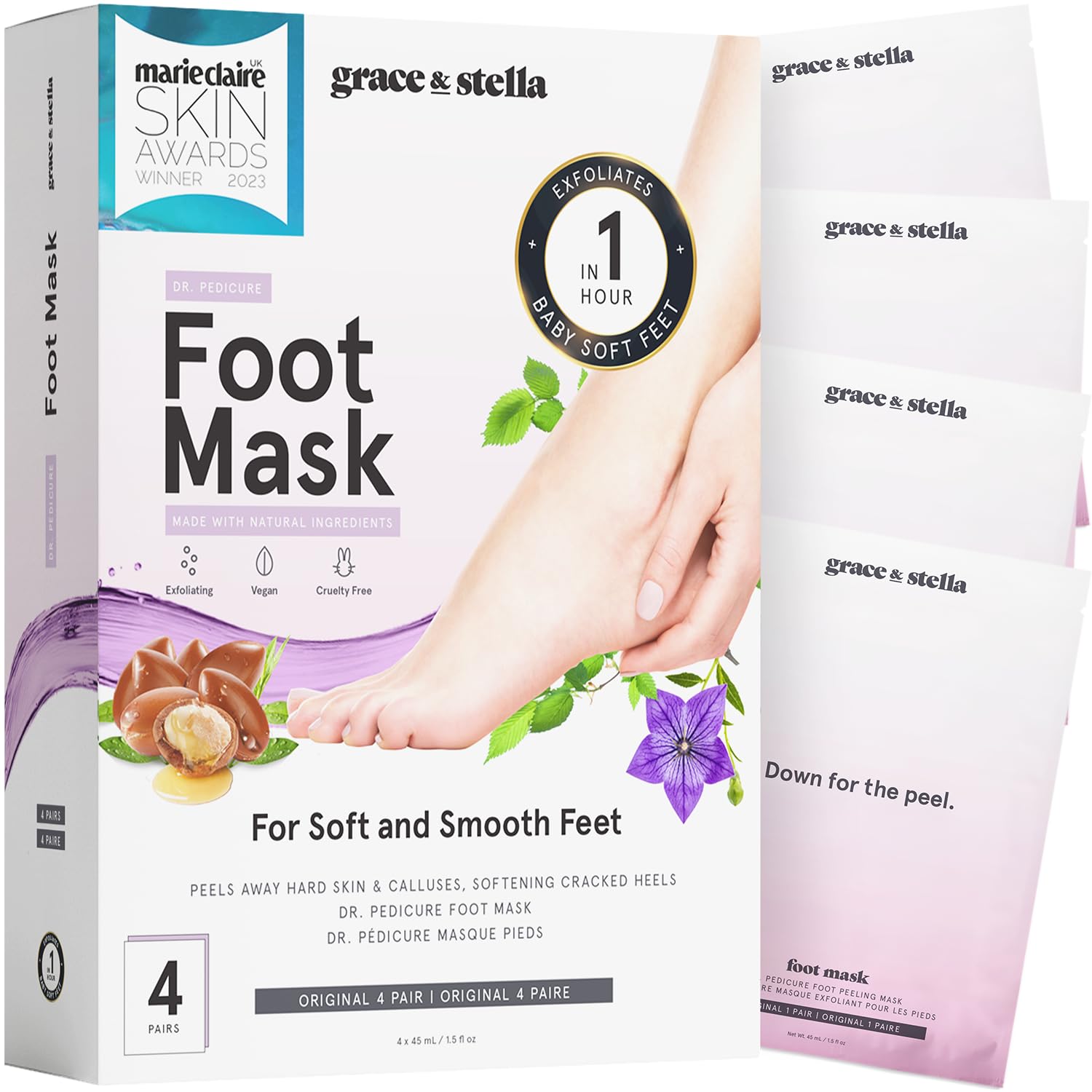 Mua Award-Winning Foot Peeling Mask - Foot Peel Masks (4 Pairs ...