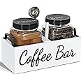 Amazon.com: Coffee Canister Set, Coffee Containers with Shelf, Coffee ...