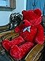 Buy Click4deal Stuffed Soft Cotton Teddy (Red, 4 Feet) Online at Low ...