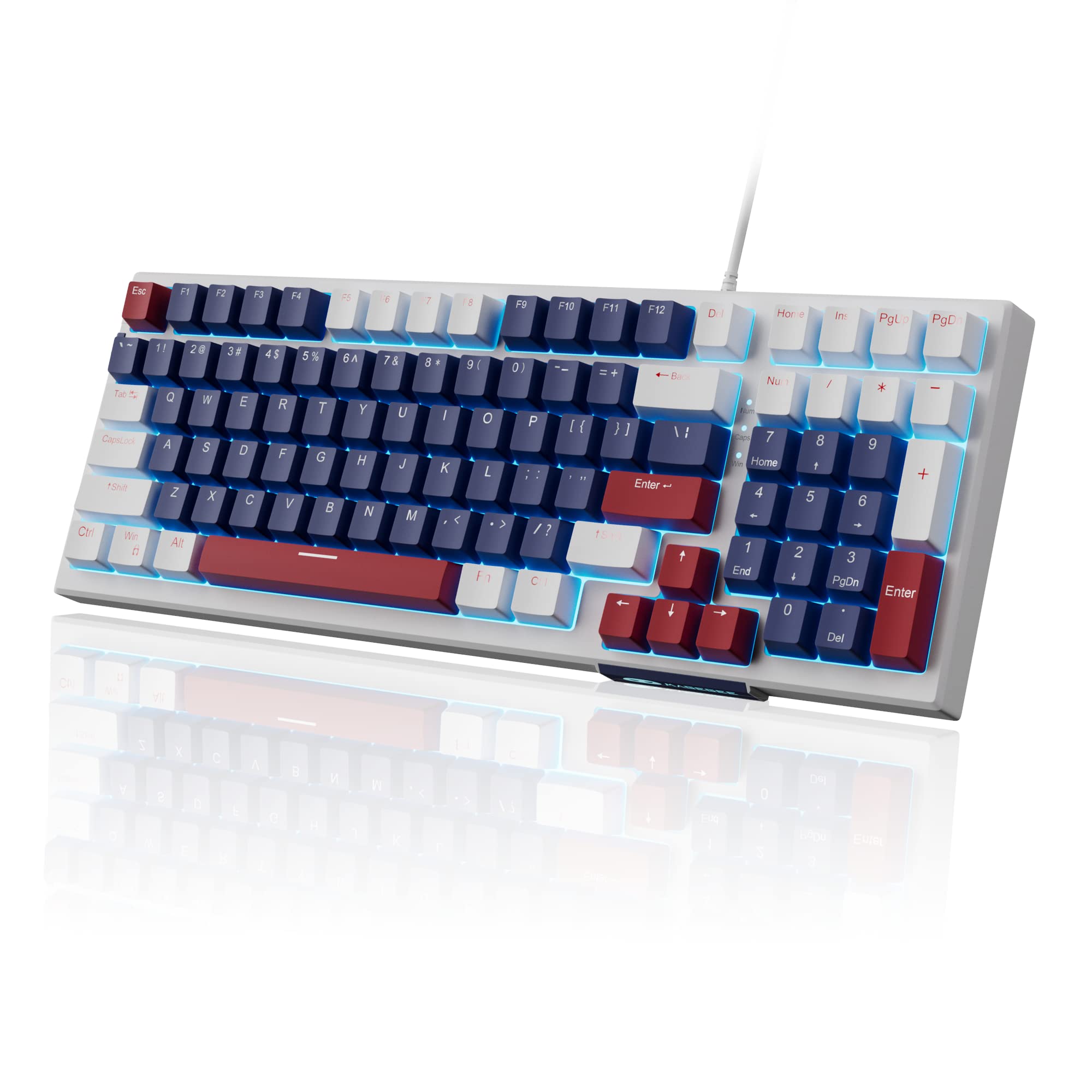 Mua MageGee Mechanical Keyboard, Star98 Wired Gaming Keyboard Backlit ...