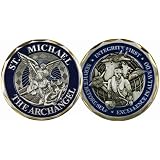 Amazon.com: St. Michael The Archangel Challenge Coin: Toys & Games