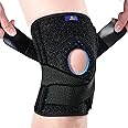 Amazon.com: ABYON Adjustable Knee Braces for Knee Pain with Side Stabilizers for Man Women ...