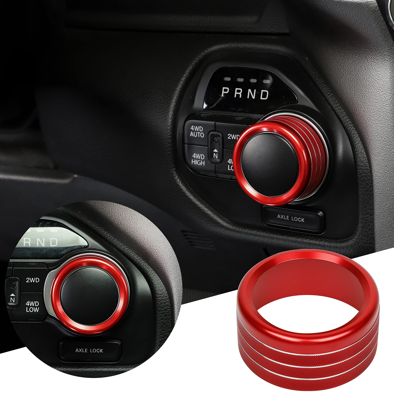 JWWY Gear Shift Shifter Switch Knob Cover Gear Selector Transmission ...