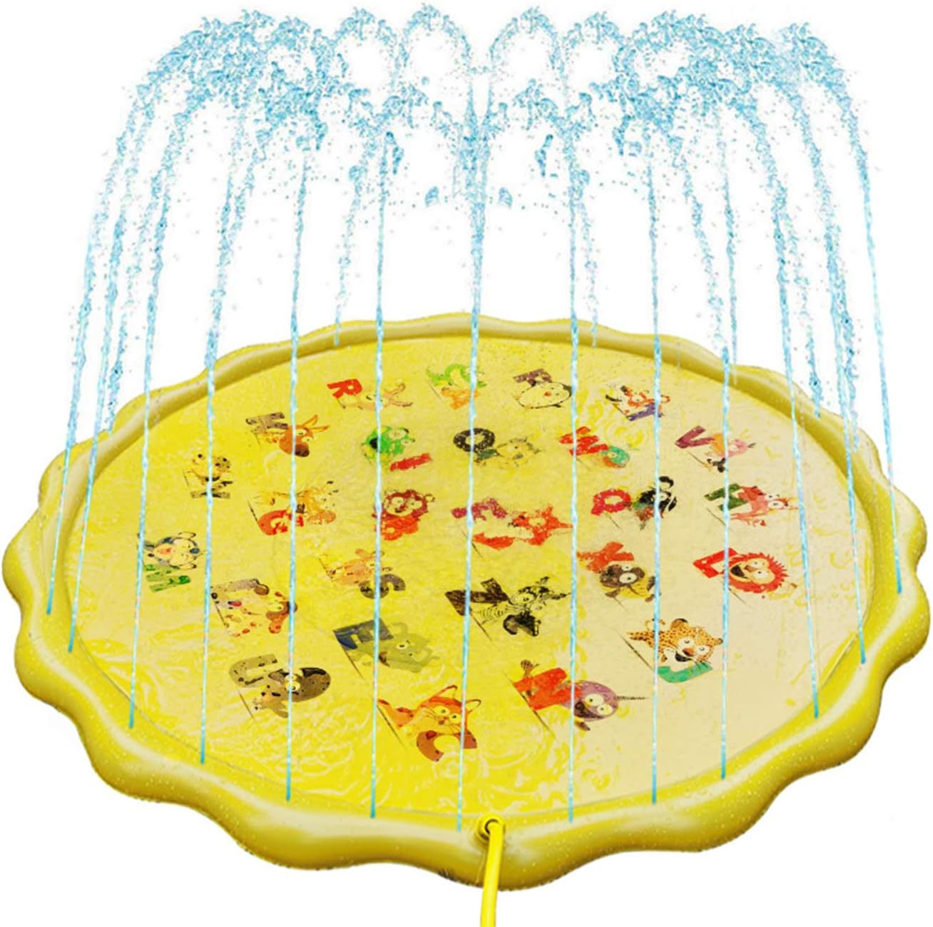 Ideal Swan Splash Pad Sprinkler for Kids 68″ Sprinkle and Splash Mat ...