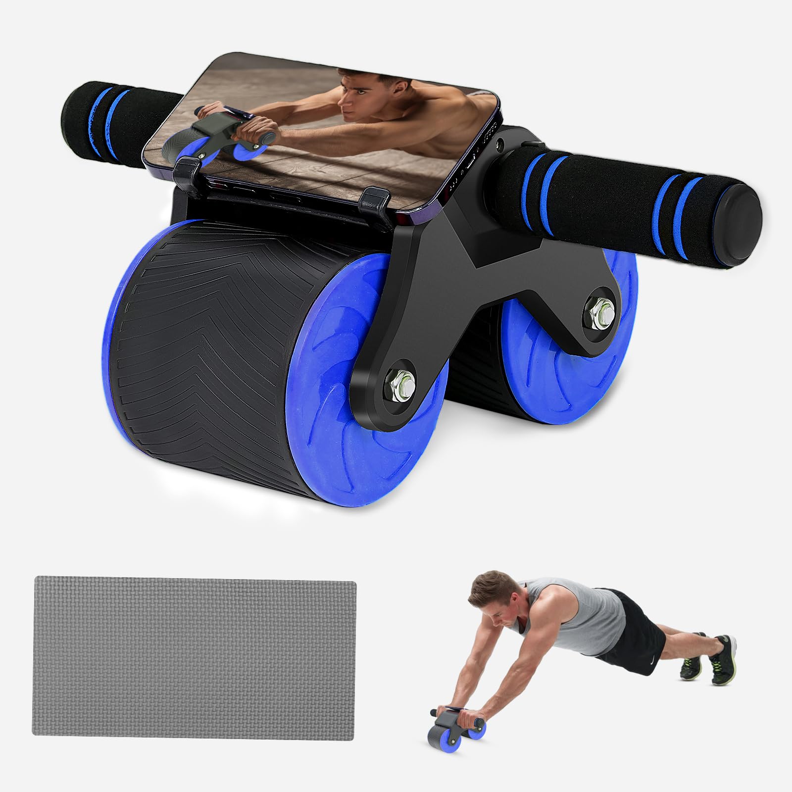 Automatic Rebound Abdominal Wheel,Ab Roller Wheel for Core Workout,2 ...