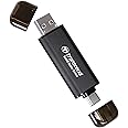 Amazon.com: Transcend 512GB External SSD, Up to 1,050MB/s, Dual USB ...