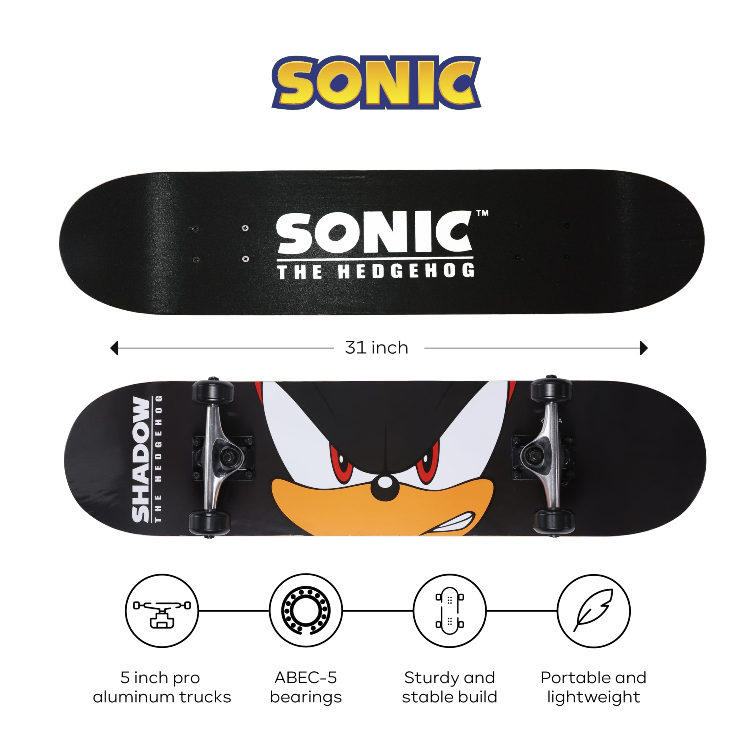 Mua Sonic The Hedgehog Character Skateboards - Cruiser Skateboard with ...
