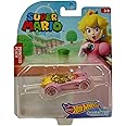 Amazon.com: Hot Wheels Super Mario Character Cars Princess Peach ...
