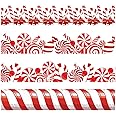 Amazon.com: 69ft Christmas Bulletin Board Borders Xmas Candy Cane ...