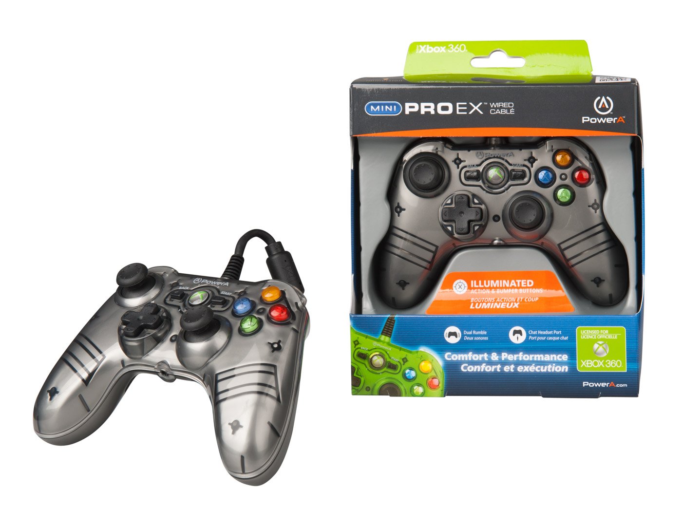 Mini Pro EX Controller X360: Microsoft Xbox 360: Computer and Video ...