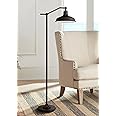 360 Lighting Kayne Rustic Farmhouse Floor Lamp Standing 61" Tall Satin ...