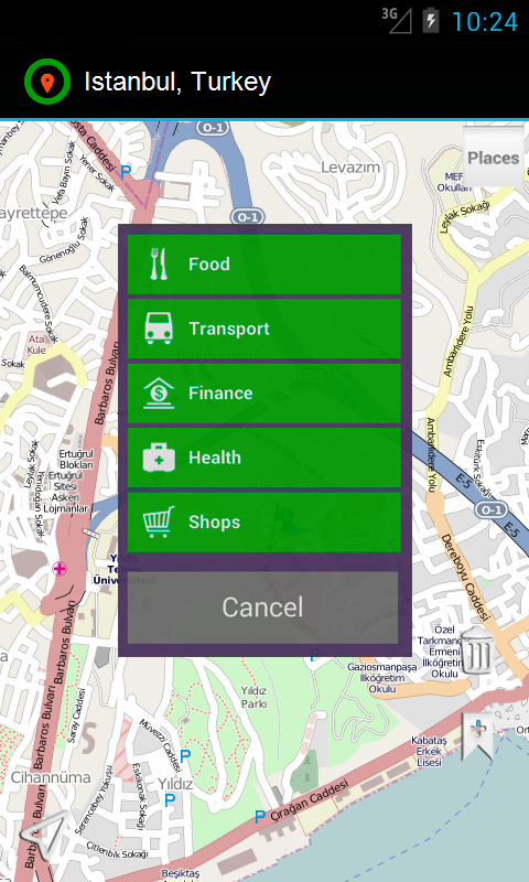 Istanbul, Turkey Vector Offline Map: Easy Navigation:Amazon.com ...