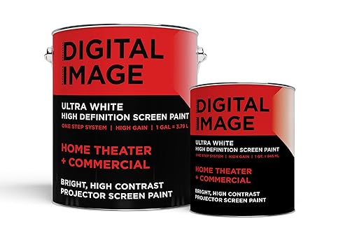 Projector Screen Paint - High Definition, 4K/8K, Ultra White - Quart in ...