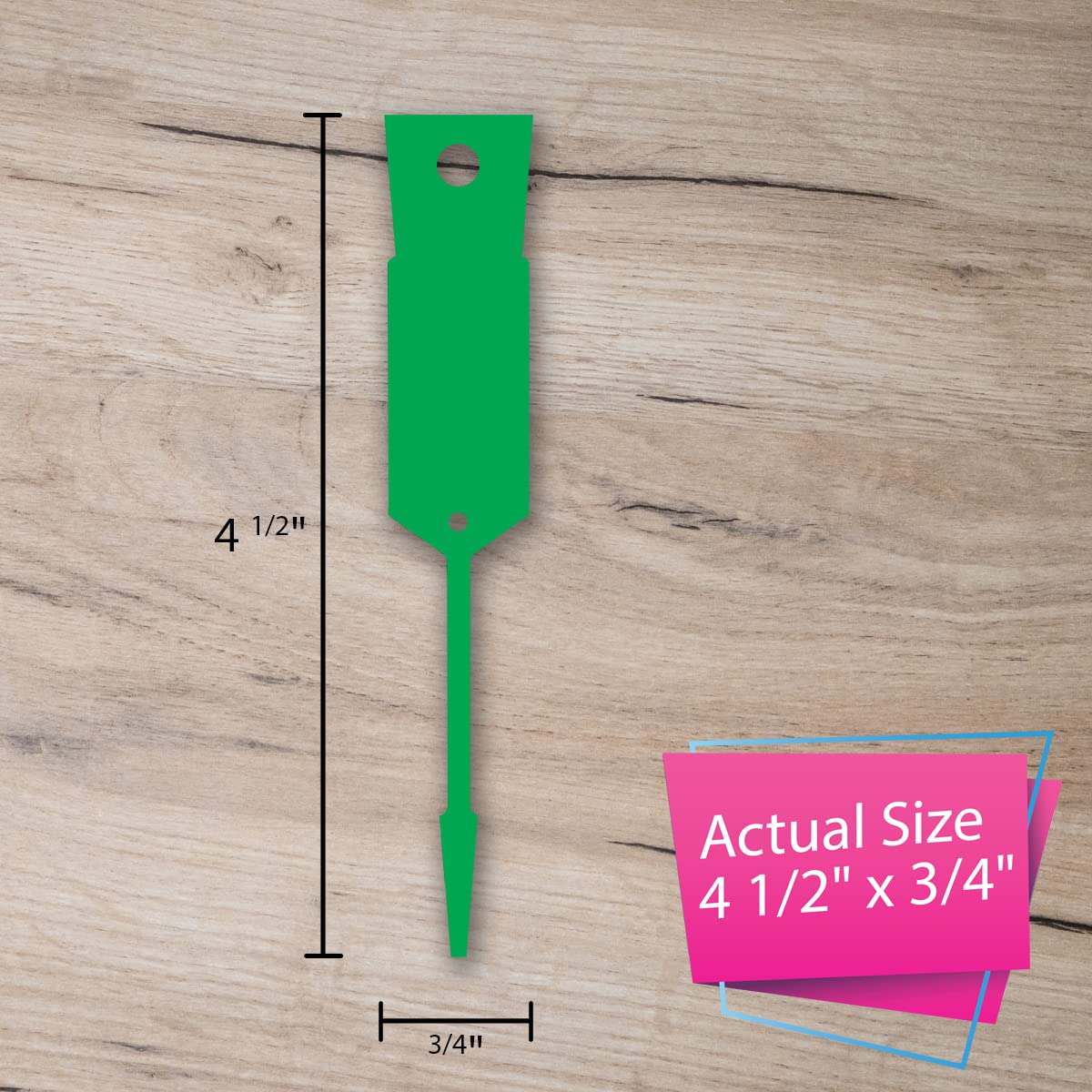 Green Self-Locking Arrow Key Tags (1,000 per Pack) Size 4 1/2" X 3/4 ...