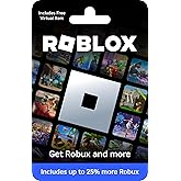 Amazon.com: Roblox Physical Gift Cards, Party Pack of 10 x $10 ...