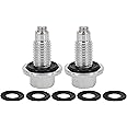 Amazon.com: Dsnaduo 2PCS M12x1.75MM Magnetic Oil Drain Plug Fit for ...
