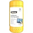 Amazon.com: Fellowes Pre-Moistened Screen Cleaning Wipes, 100 per Tub ...