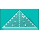 Amazon.com: Creative Grids 9.5" Triangle Squared Quilting Ruler ...