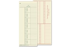 Amazon Best Sellers: Best Time Clocks & Time Cards