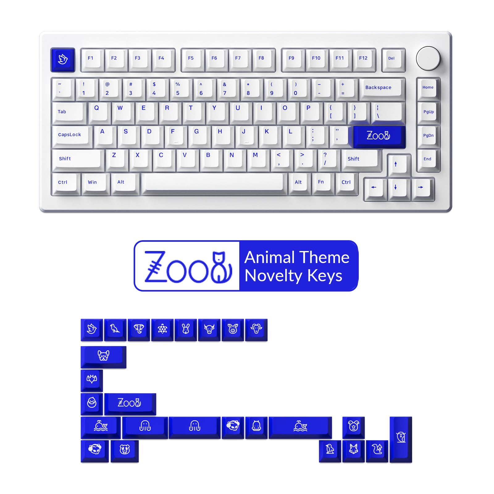 Mua Mechanical Gaming Keyboard MOD 007B PC, 75% Layout Gasket Mounted ...