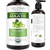 Amazon.com: velona Amla Oil USDA Certified Organic - 8 oz | 100% Pure ...