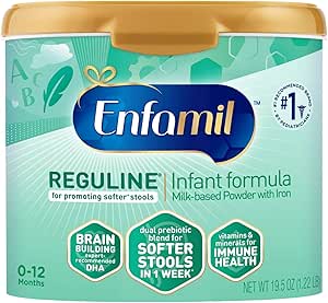 Amazon.com: Enfamil Reguline Baby Formula, Designed for Soft ...