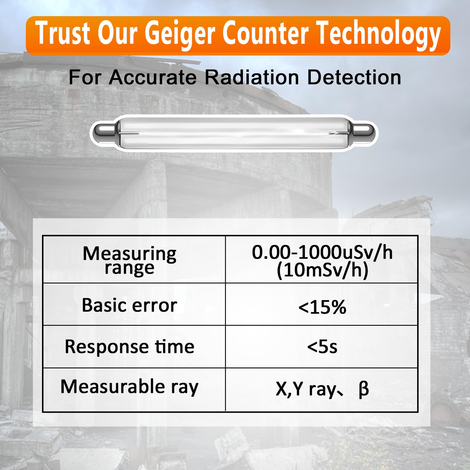 Mua Geiger Counter Dosimeter for Nuclear Radiation, Portable Radiation ...