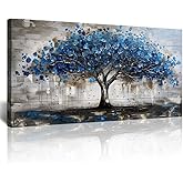 Amazon.com: Lapremoly Textured Abstract Wall Pictures Artwork Large Wall Decor For Living Room ...