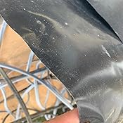 Heavy Duty Black Polythene Sheet - DPM/DPC 300 mu - 1200 Gauge - Select Size (Polythene, 8M X 4M ...