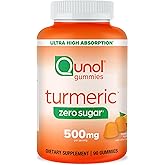 Amazon.com: Qunol Zero Sugar Turmeric Gummies, Gummy with 500mg ...
