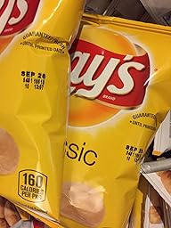 Amazon.com: Lay's Sour Cream & Onion Flavored Potato Chips, 1 Ounce ...