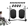 Amazon.com: Wheelchair Elevating Legrests with Padded Calf Pads, Leg Elevation Wheelchair ...