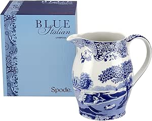 Amazon.com | Spode Blue Italian Pitcher: Carafes: Carafes & Pitchers