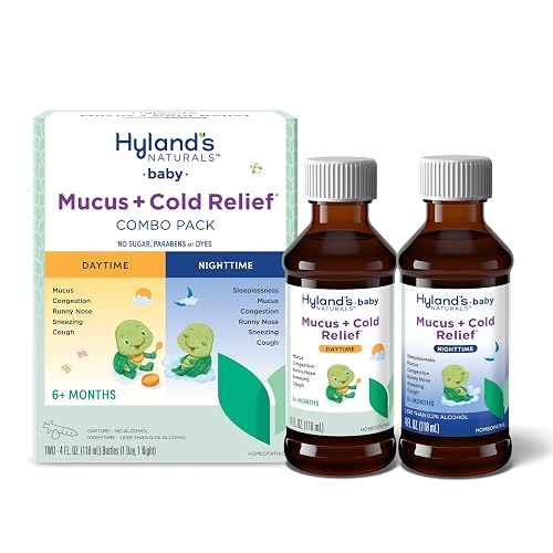 Hyland's Baby Mucus and Cold Relief, Day and Night Value Pack, Infant ...