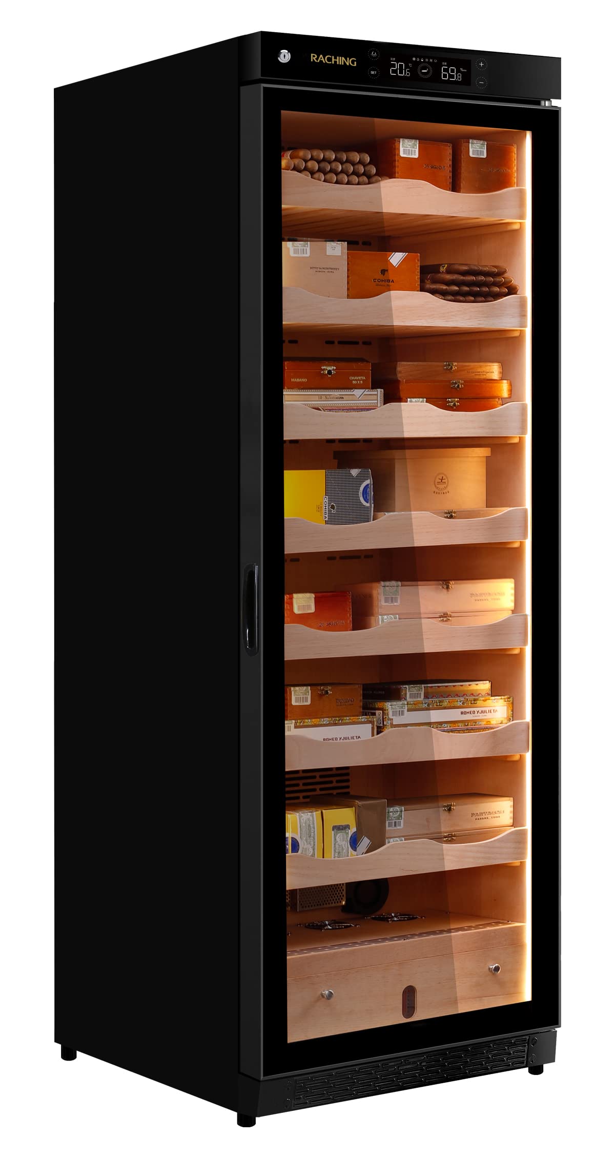 Cigar Climate Control Cabinet, Raching 380L Cigar Humidor Cabinet for ...