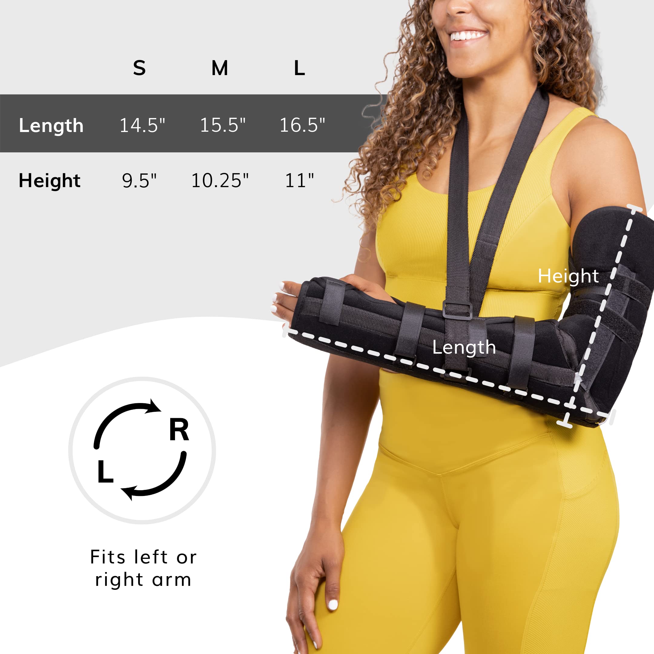 Mua BraceAbility Posterior Long Arm Splint - Elbow Immobilizer Right or ...