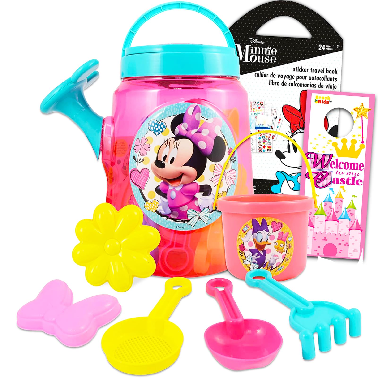 Walt Disney Studio Minnie Mouse Watering Can Set Minnie Water Toys ~ 6 ...