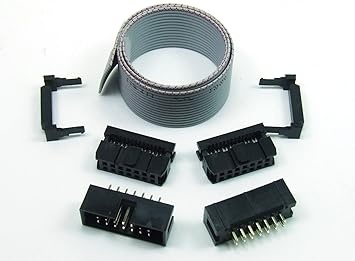 Just-Honest IDC KIT 14 Broches/pin + 30 cm câble Plat Ribbon Cable ...