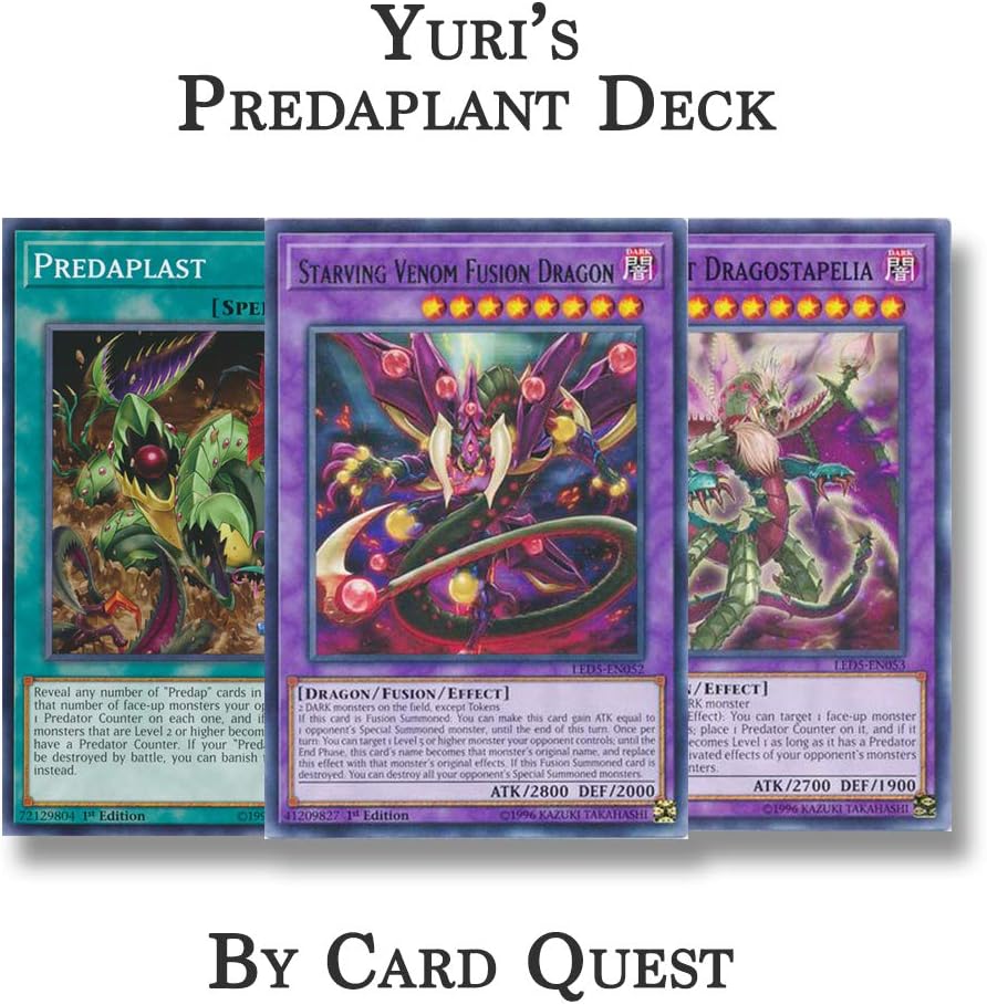 Amazon.com: Yu-Gi-Oh! Yuri Complete Predaplant Fusion Deck: Toys & Games