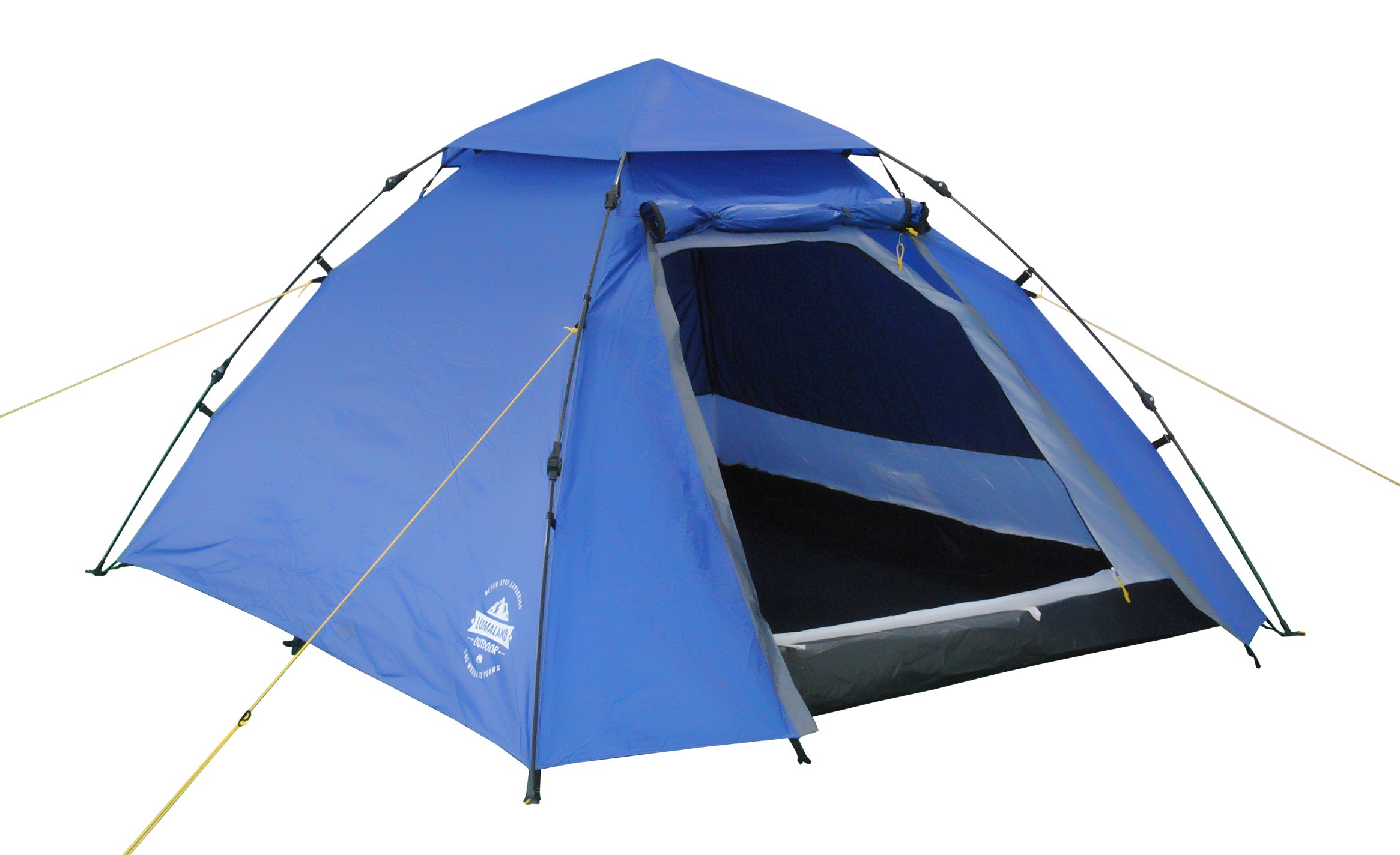 Lumaland Outdoor 3 Person Pop Up Tent 215 X 195 X 120 Cm Lightweight lumaland-outdoor-3-person-pop-up-tent-215-x-195-x-120-cm-lightweight
