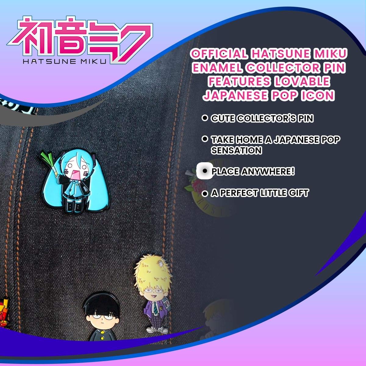 Mua OFFICIAL Hatsune Miku Enamel Collector Pin | Features Lovable ...